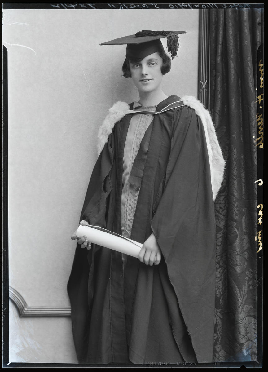 Film Negative: Miss H Neville - Canterbury Museum