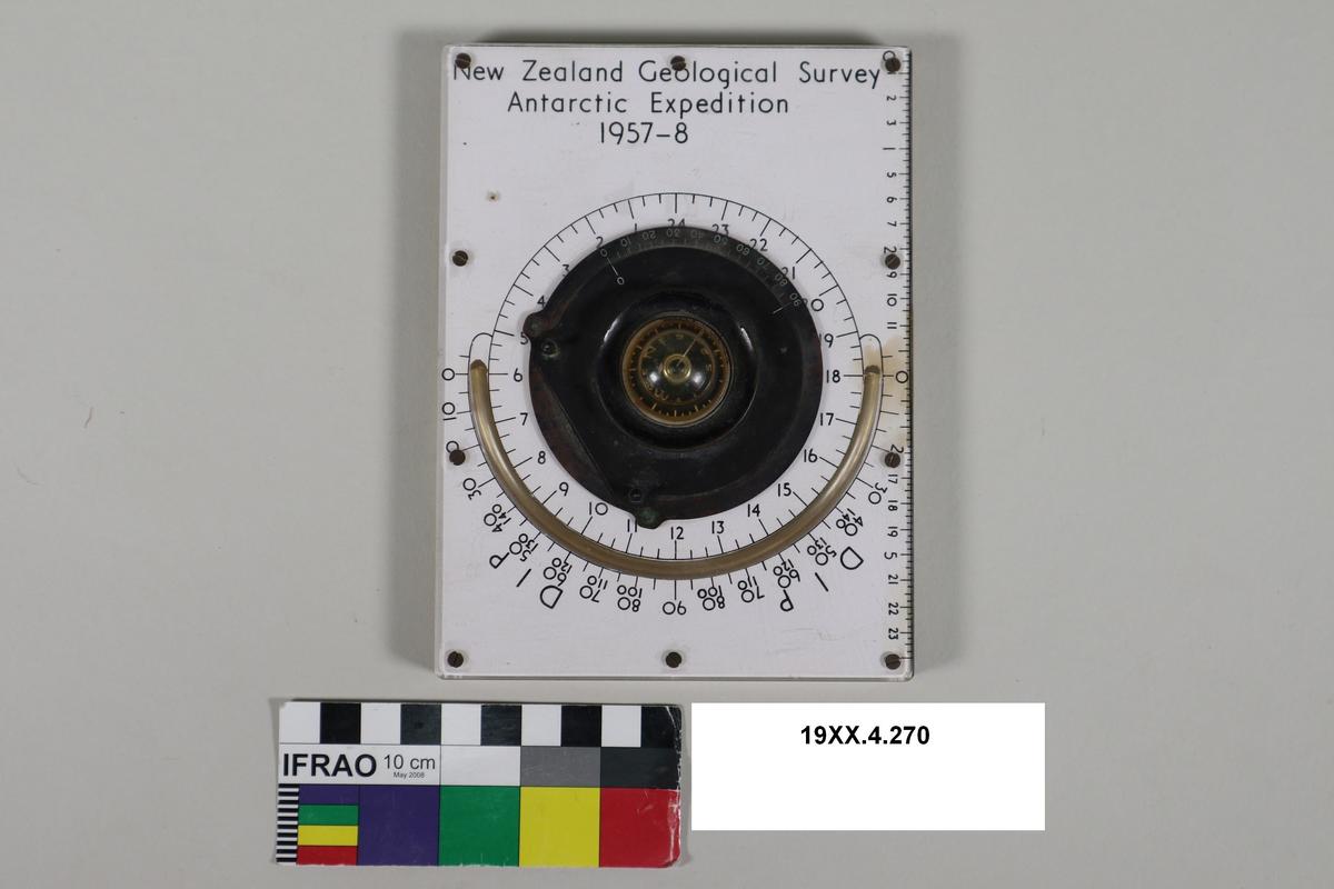 Compass: New Zealand Geological Survey Antarctic Expedition 1957-8 ...