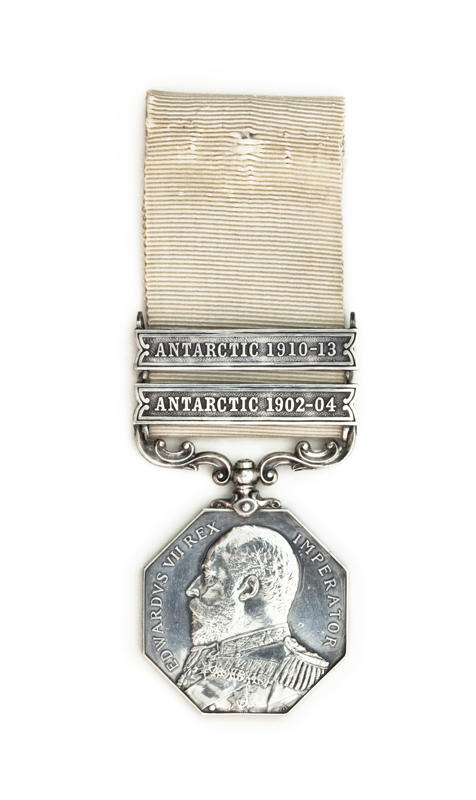Antarctic Polar Medal: Robert Falcon Scott, with two bars - Canterbury ...