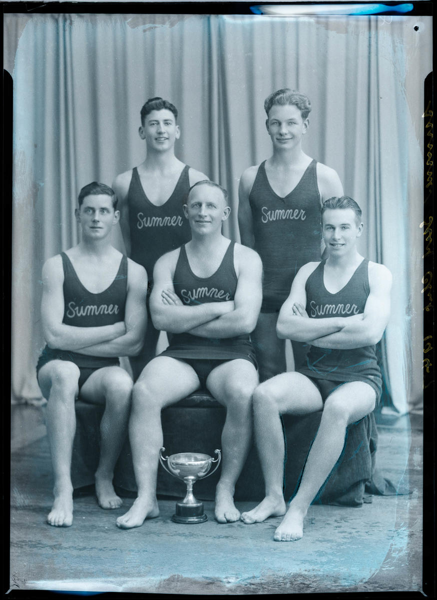 Film Negative: Sumner Surf Club team - Canterbury Museum
