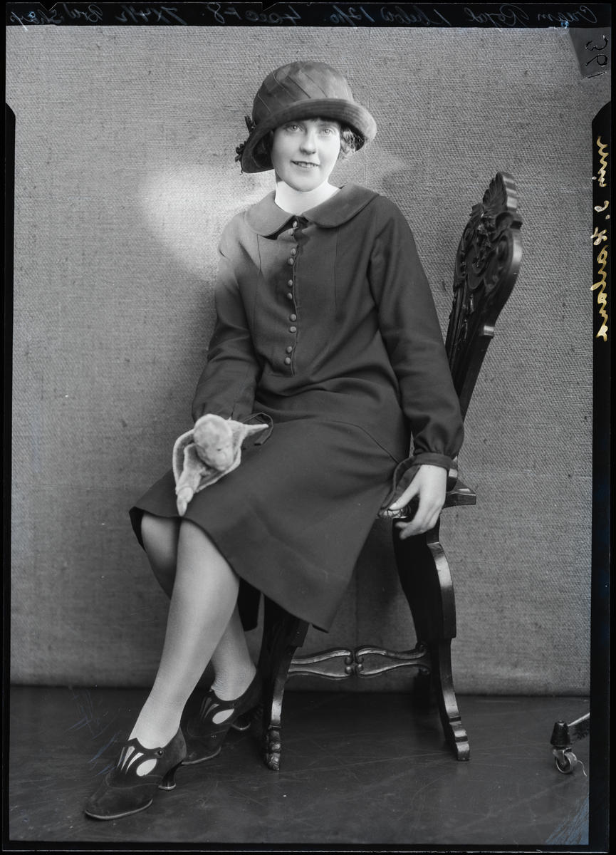 Film Negative: Miss Isabel Harland - Canterbury Museum