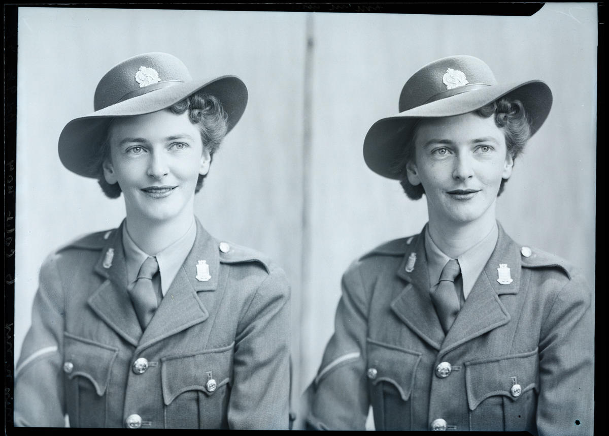 Film Negative: Miss M Nix (twin negative) - Canterbury Museum