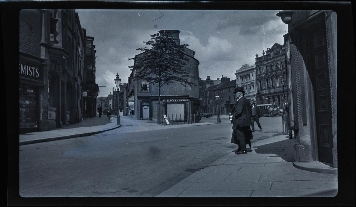 Film Negative: street scene - Canterbury Museum