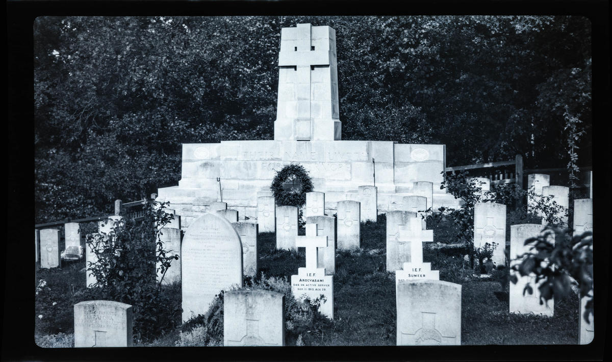 Film Negative: Commonwealth War Graves cemetery - Canterbury Museum