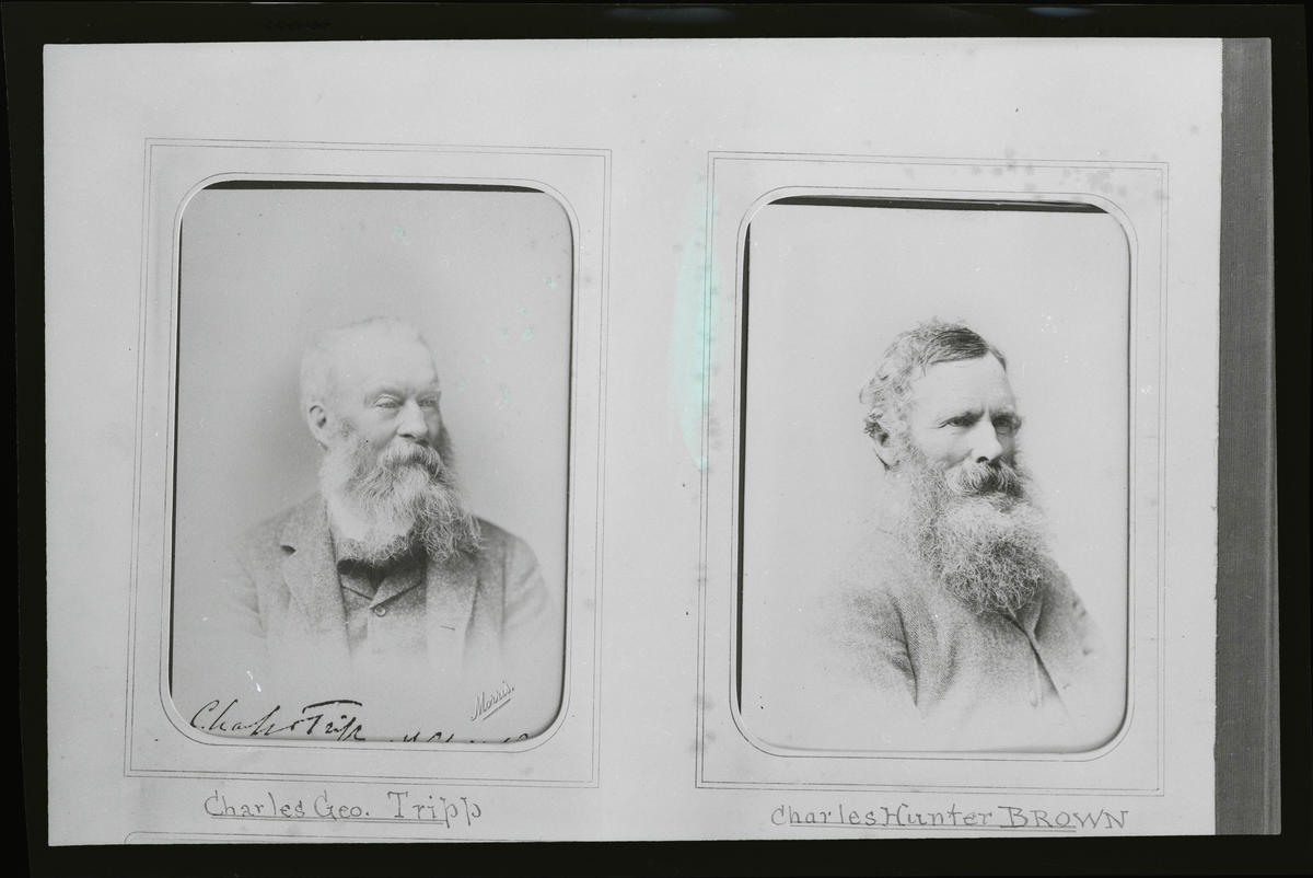 Negative: Two portraits (copy) - Canterbury Museum