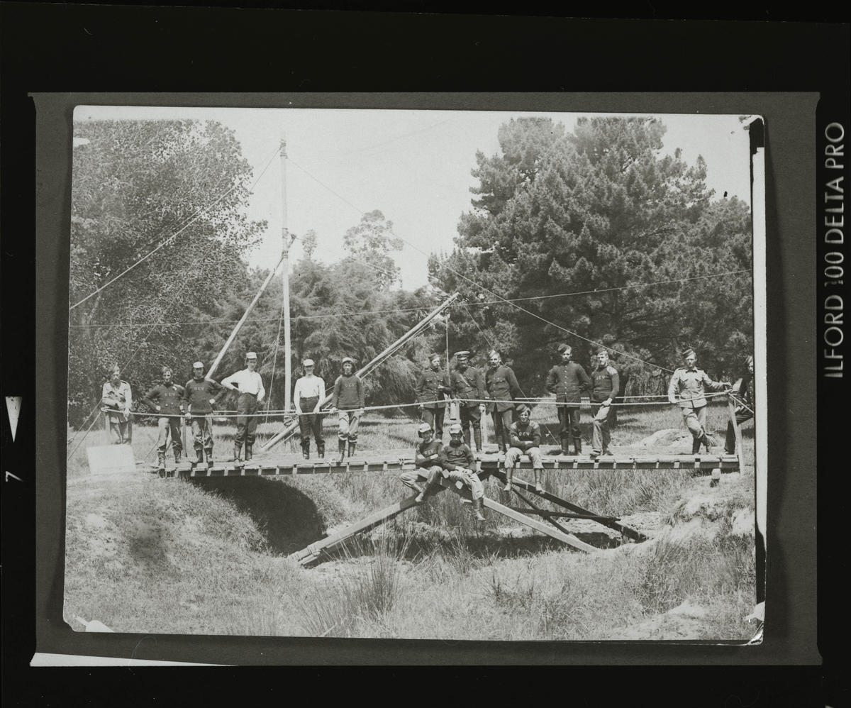 Negative: Military exercise (copy) - Canterbury Museum