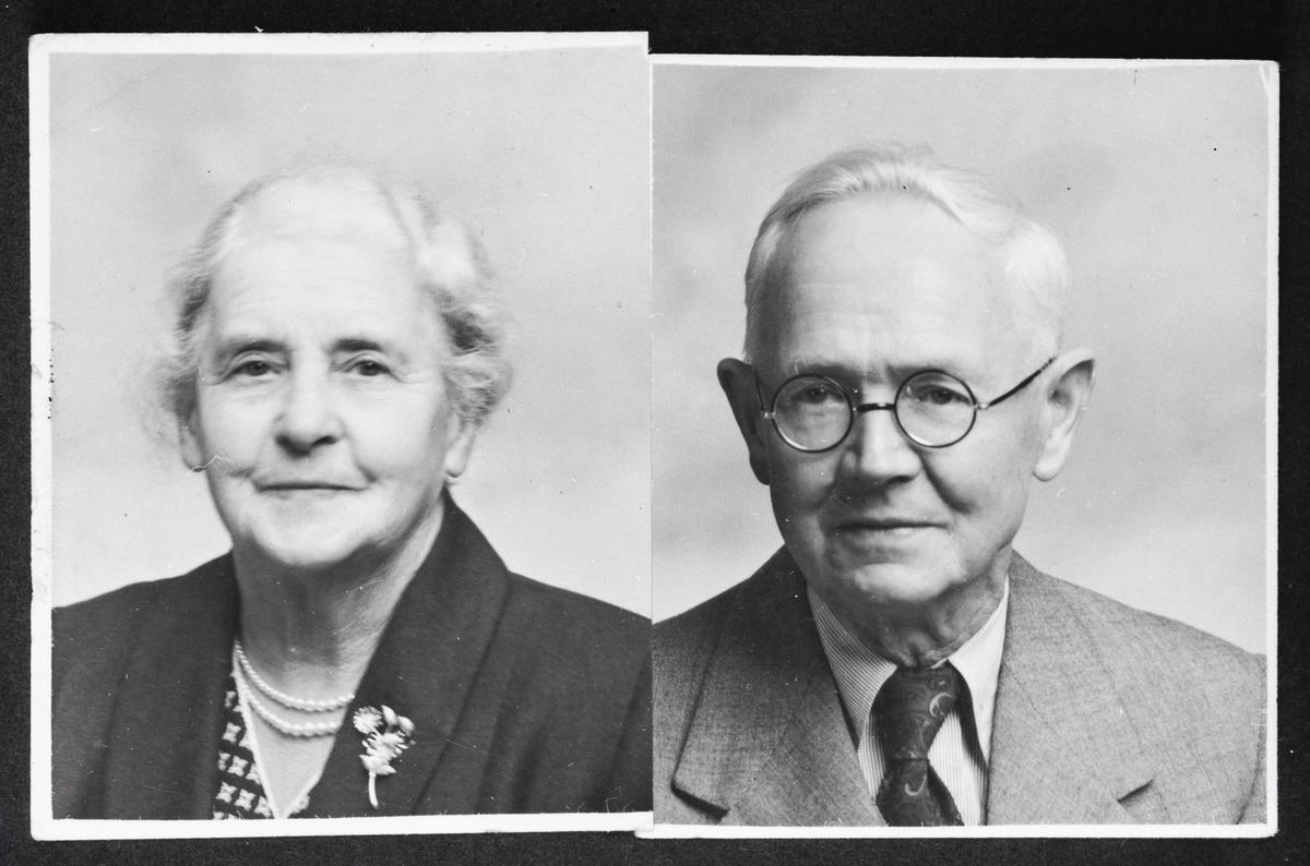 Film negative: Mr and Mrs Gill - Canterbury Museum