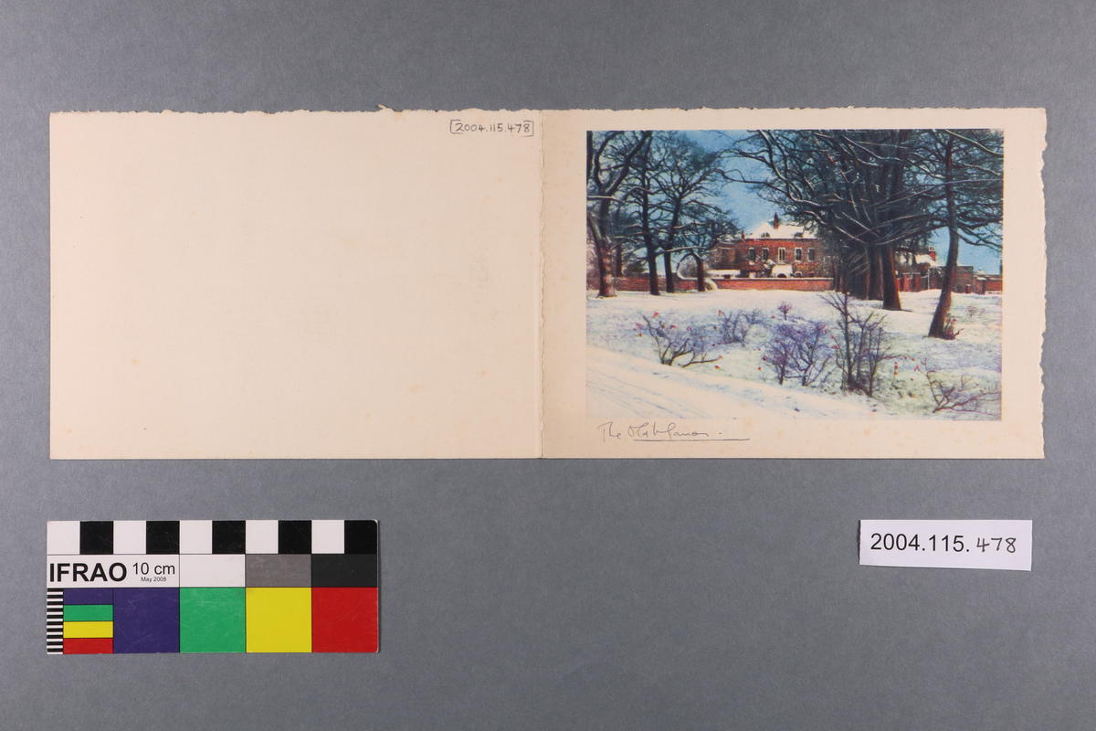 Greeting Card: The old manor - Canterbury Museum