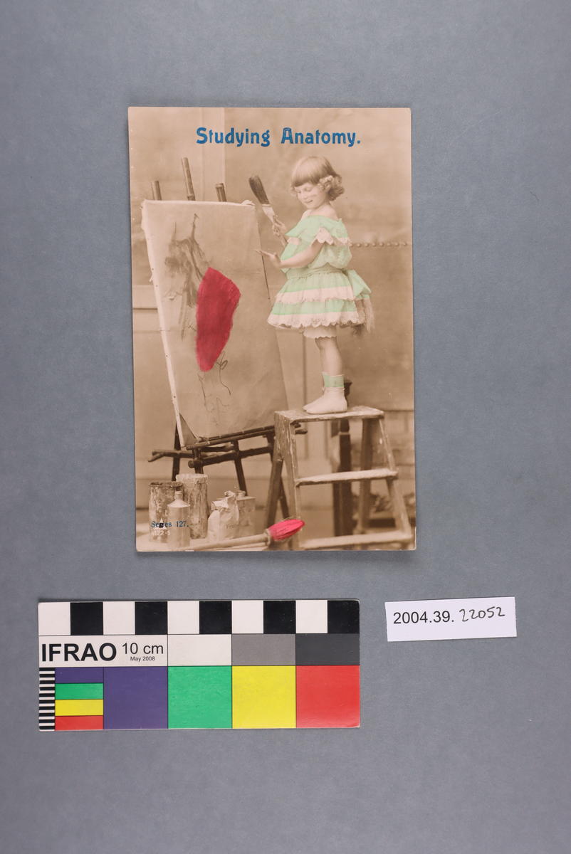 Postcard: Studying Anatomy - Canterbury Museum