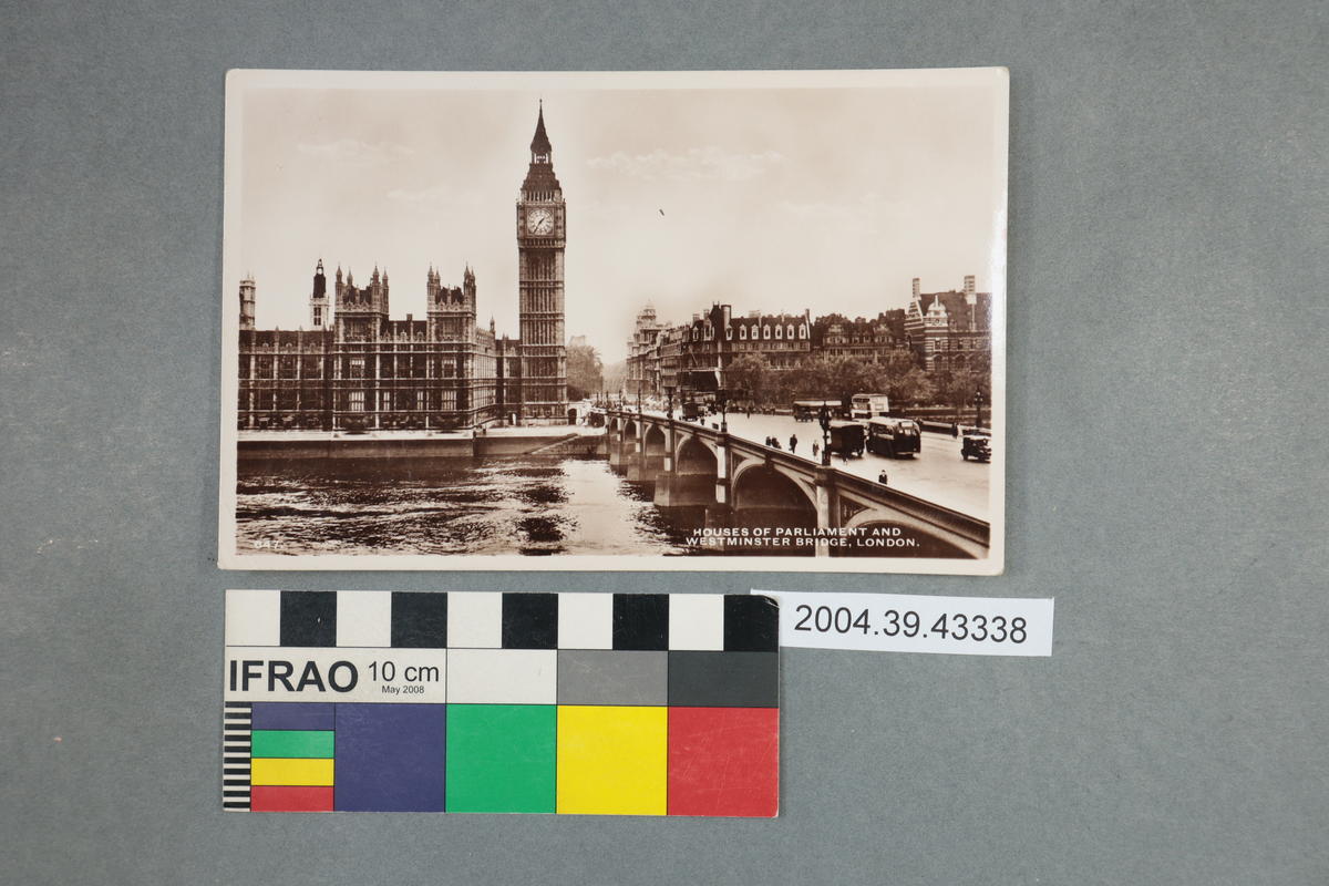 Postcard: Houses of Parliament and Westminster Bridge, London ...