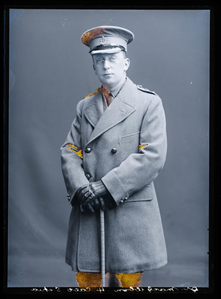 Glass Plate Negative: Lieutenant Corporal Dr MacGibbon - Canterbury Museum
