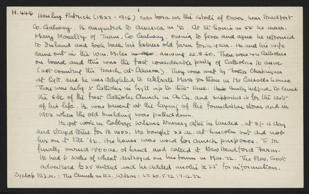 Macdonald Dictionary Record: Patrick Henley - Canterbury Museum