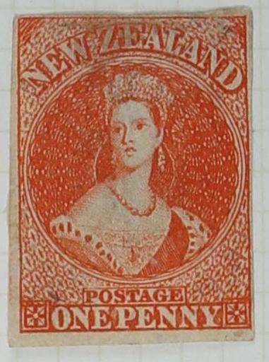 Stamp: New Zealand One Penny - Canterbury Museum