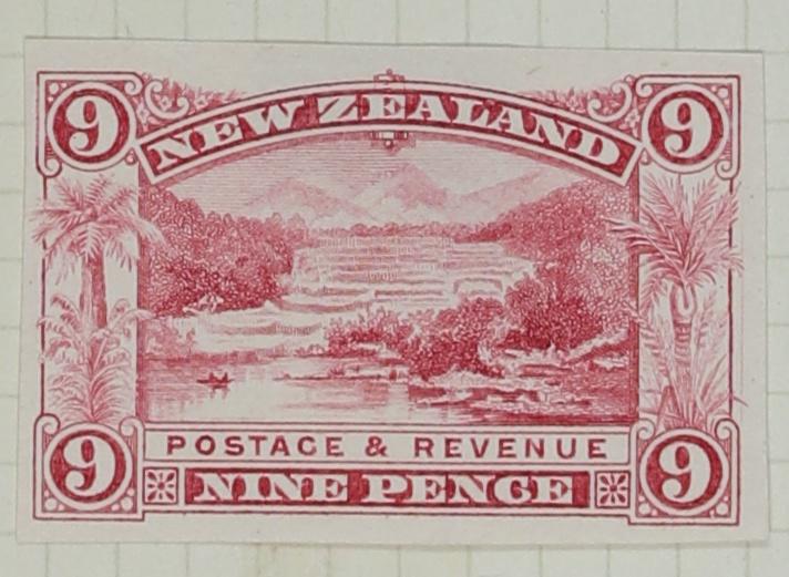 Proof of Stamp: New Zealand Nine Pence - Canterbury Museum