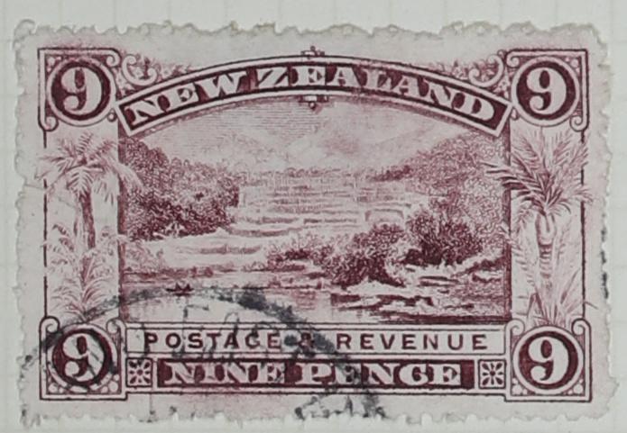Stamp: New Zealand Nine Pence - Canterbury Museum