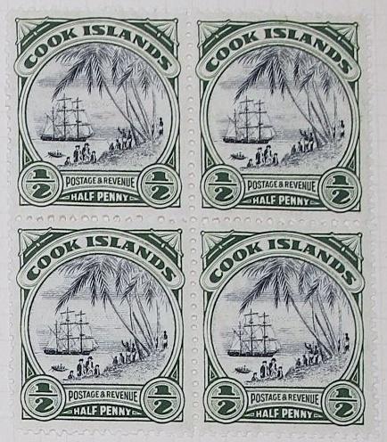 Stamps: Cook Islands Half Penny - Canterbury Museum