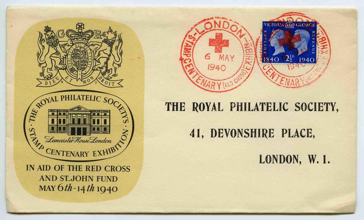 Souvenir Cover: The Royal Philatelic Society's Stamp Centenary ...