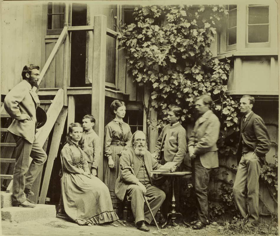 Photograph: Alfred Charles Barker and Family - Canterbury Museum