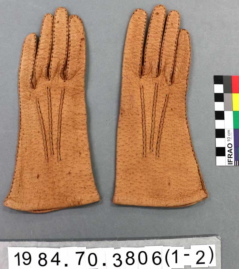 Glove: Brown Hogskin - Canterbury Museum