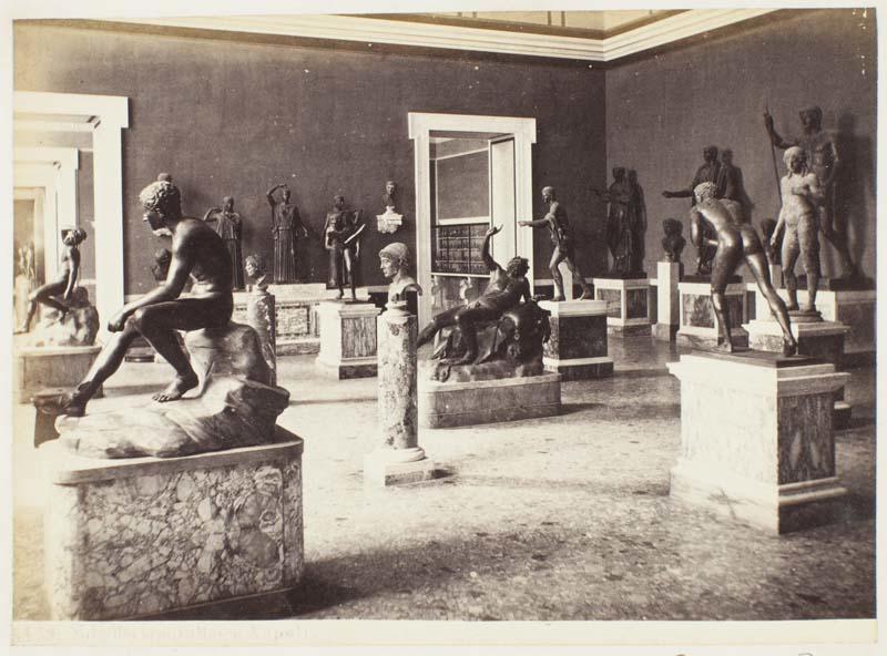 Photograph: Room of Statues, Naples - Canterbury Museum