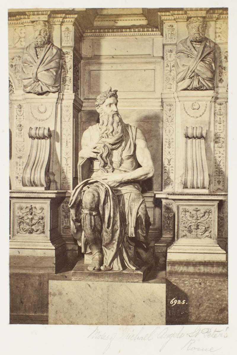 Photograph: Michael Angelo at St Peters, Rome - Canterbury Museum