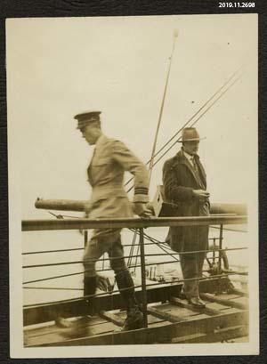 Photograph: Boarding a Ship - Canterbury Museum