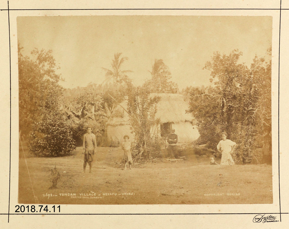 Photograph: Tongan Village - Neiafu - Vavau - Canterbury Museum